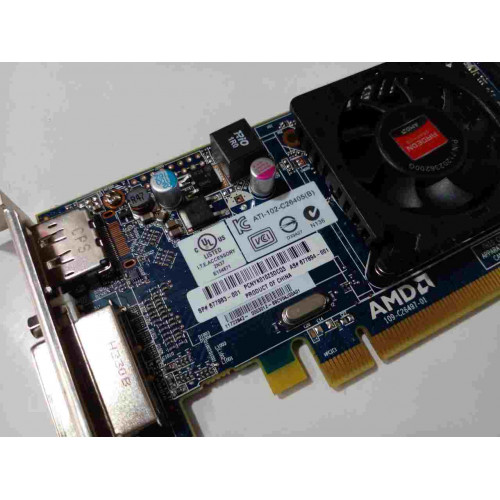 Placa Video PCIe 2.0 X16 AMD Radeon HD 7400 Series GDDR3 1Gb 64 bits ...