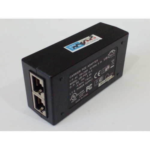 Fonte Ativa Injetor PoE Bivolt Original Ubiquiti UBI-POE-15-8 15V 12W